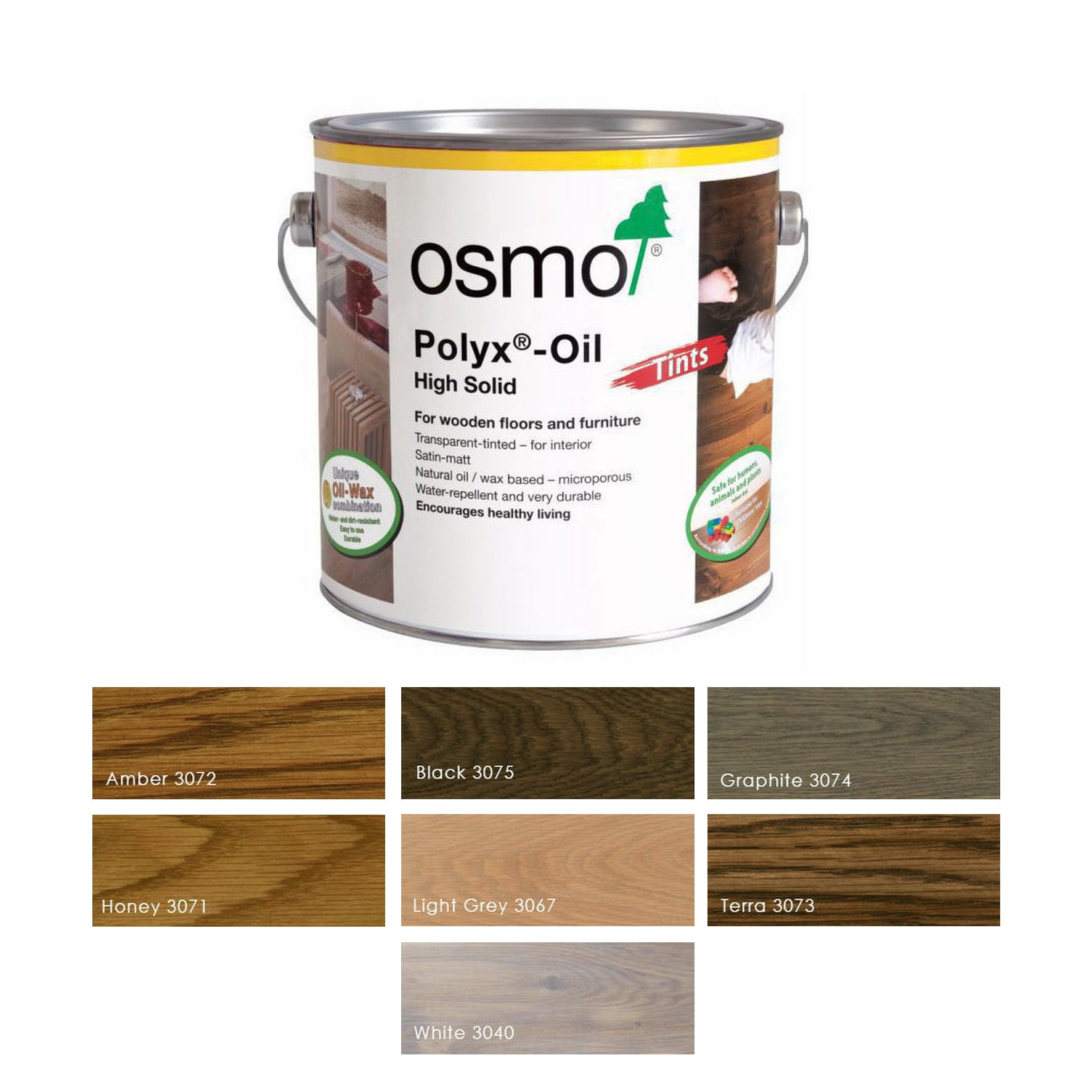Osmo - Polyx Oil - Tints - Graphite - 3074A | Floorstock Ltd